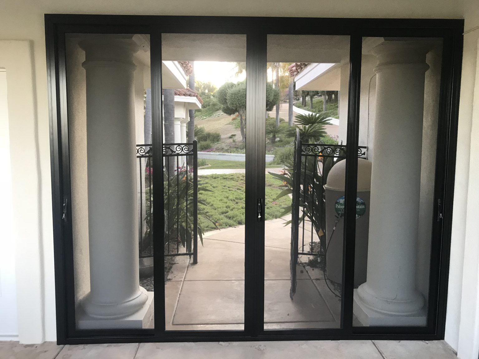 Stacking Door Security Screens - Southern California - So Cal