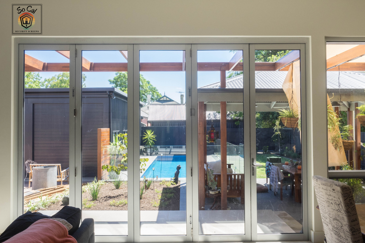 Bifold Door Security Screens - Southern California - So Cal