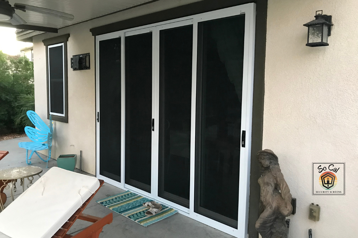 Stacking Door Security Screens - Southern California - So Cal
